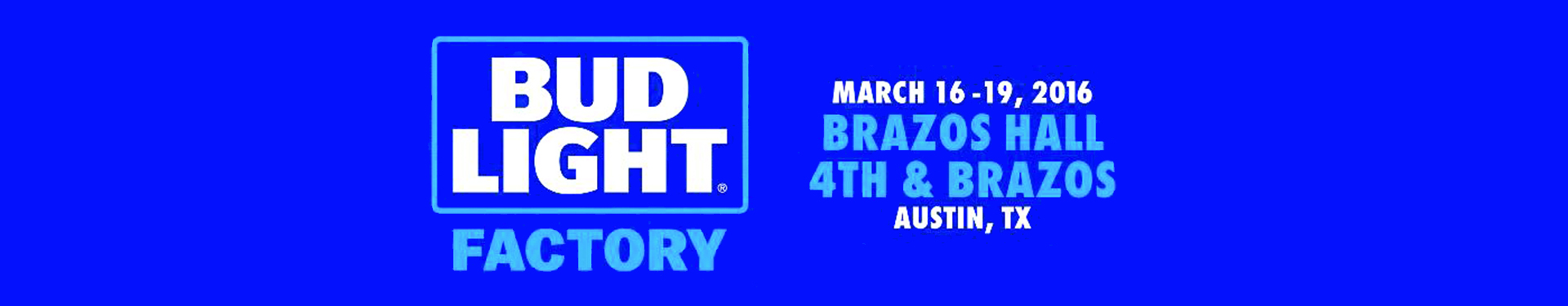 Bud Light Announces 2016 SXSW Music Lineup | Anheuser-Busch