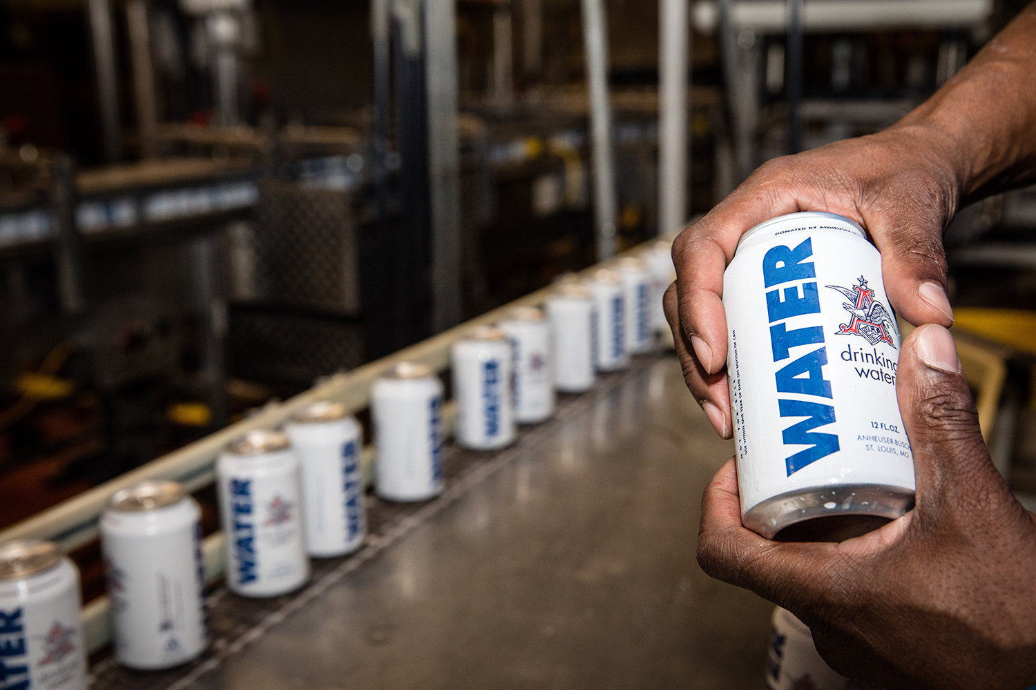 Anheuser-Busch Sends More Than 100,000 Cans Of Water To Help West ...